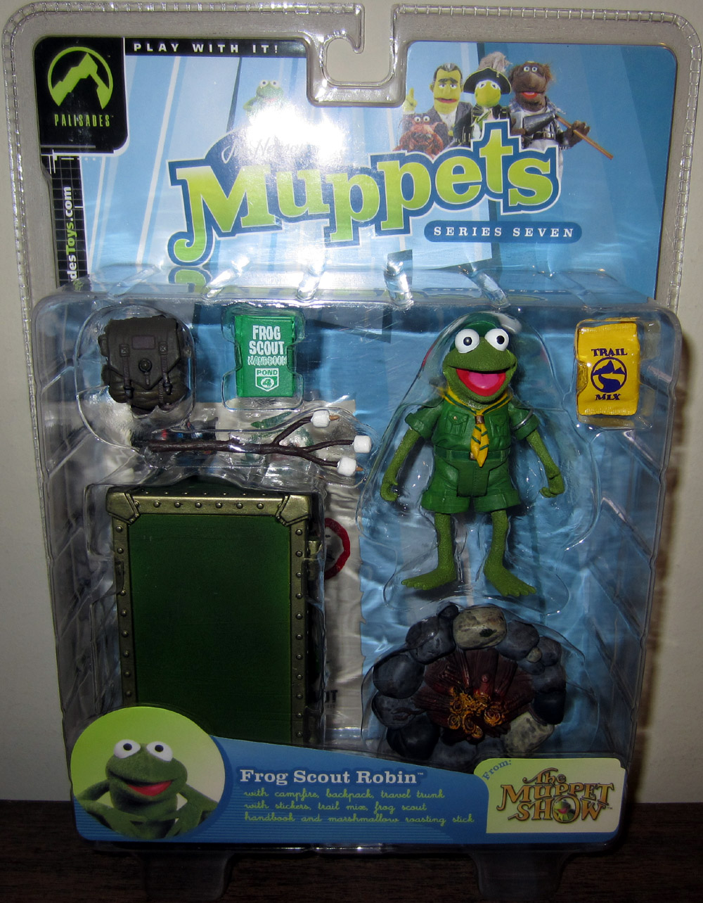 Frog Scout Robin Figure Muppet Show Series 7 Palisades